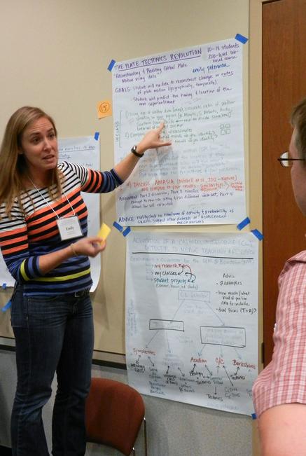 Emily Peterman presents her poster