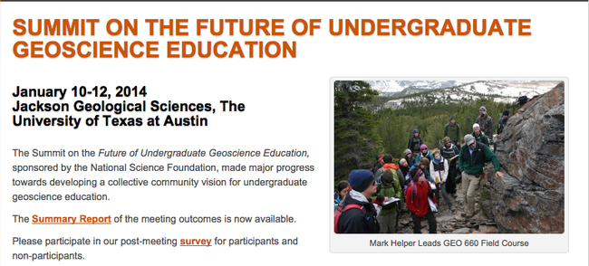 Screenshot of Summit website