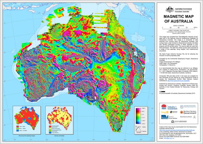 Magnetic Map of Australia