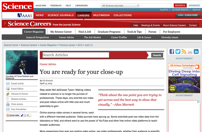 science mag screenshot