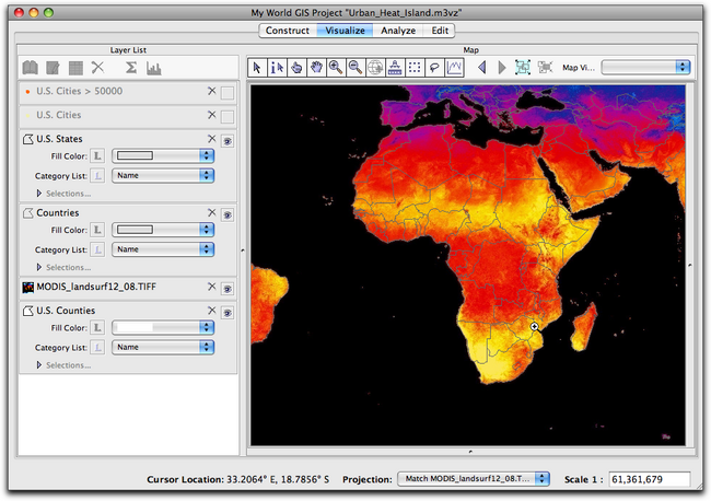 14 zoomed around Africa results