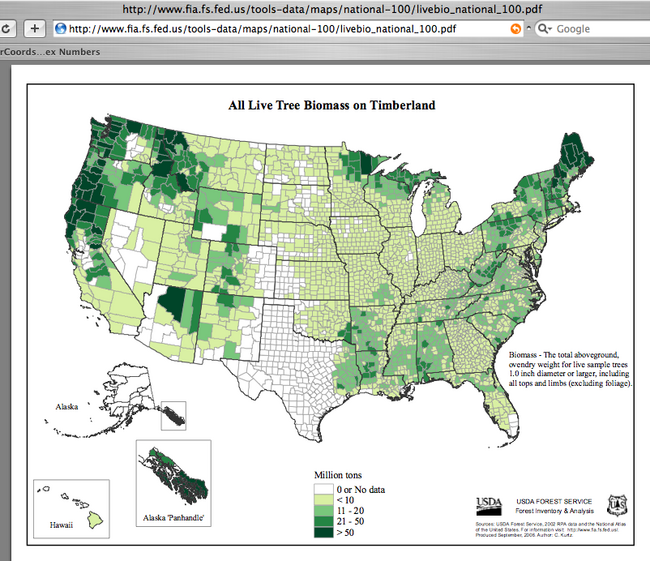 Live Tree Biomass