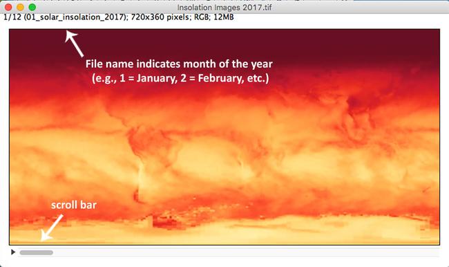 Insolation Image Sequence Example