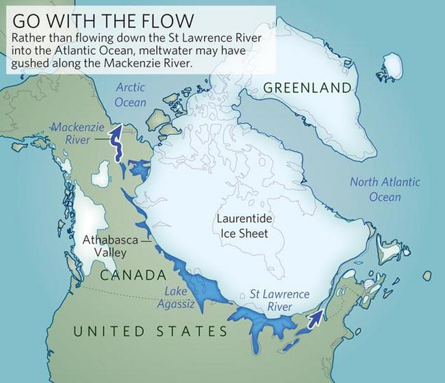 Younger Dryas Event Map