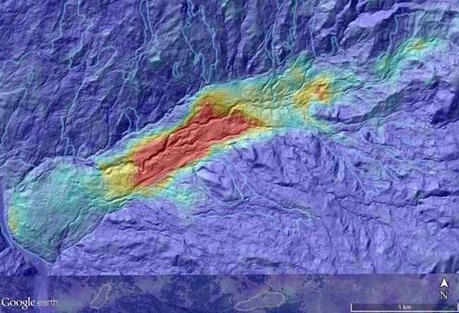 InSAR landslide