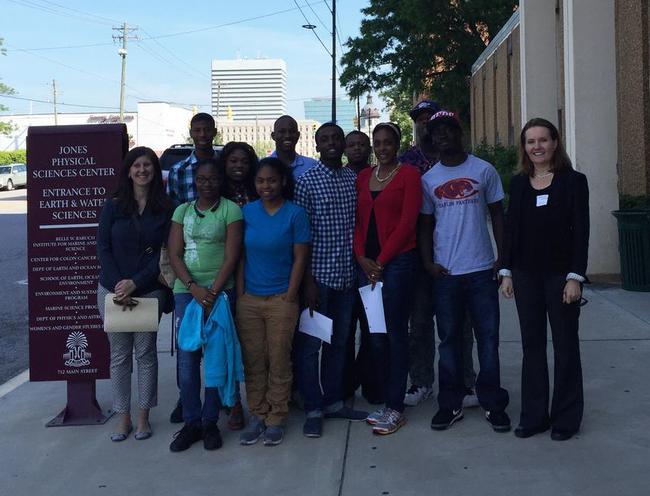 Student visit to Earth & Water Sciences USC