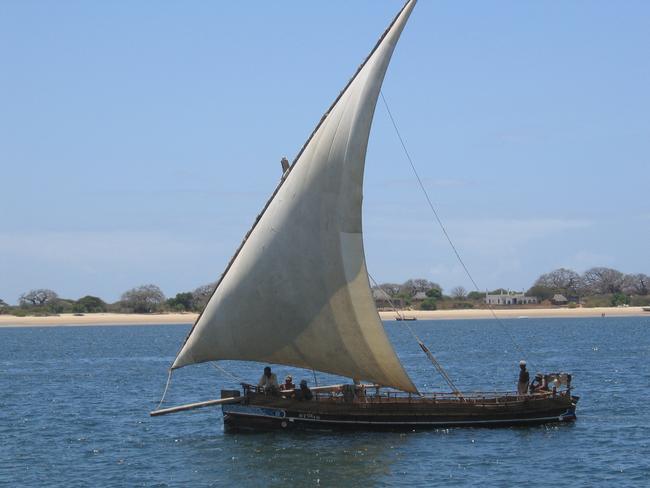 North African dhow sailboat