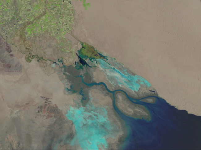 Landsat Image of Colorado Delta region