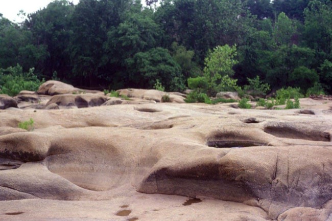 Potholes along the James River