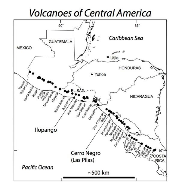 CA Volcano Map