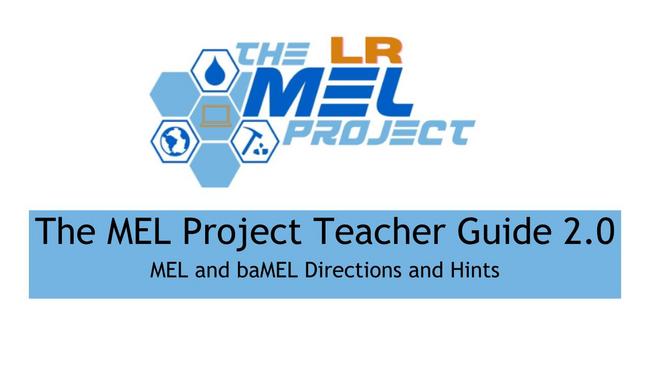MEL Project Teacher Guide title slide