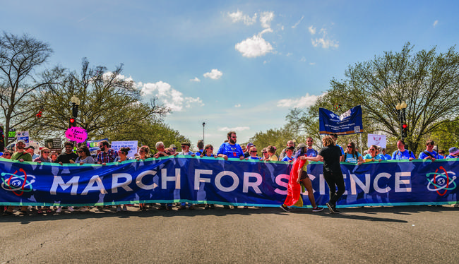 March for Science banner