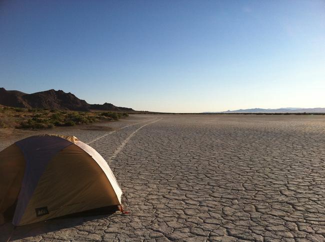 Base Camp in Desert Valley, Nevada