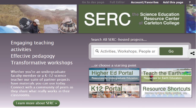 SERC Top Page