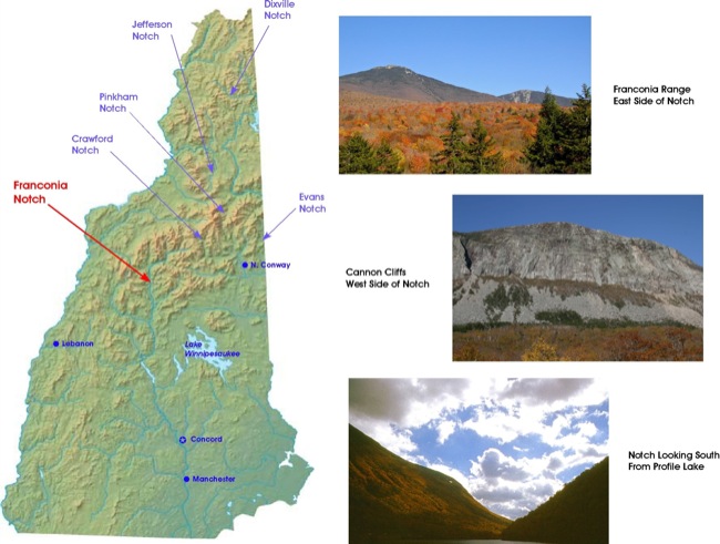 Figure 1: Franconia Notch Location