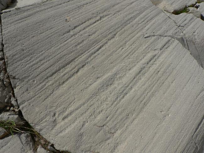 Fig. 1. Glacial Striation